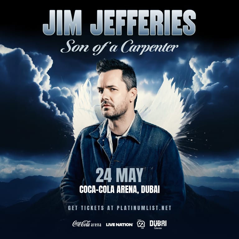 Jim Jefferies Live at Coca-Cola Arena in Dubai 2025 Comedy Events Coca-Cola Arena